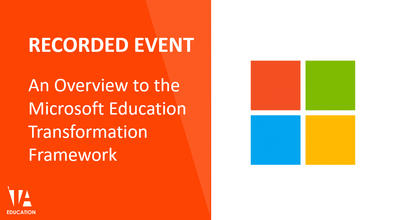 An Overview To The Microsoft Education Transformation Framework Tablet Academy Professional