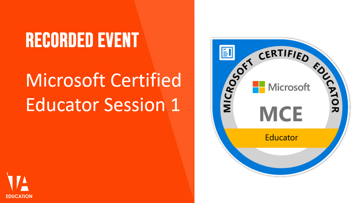 Microsoft Certified Educator Session 1 – Tablet Academy – Professional ...